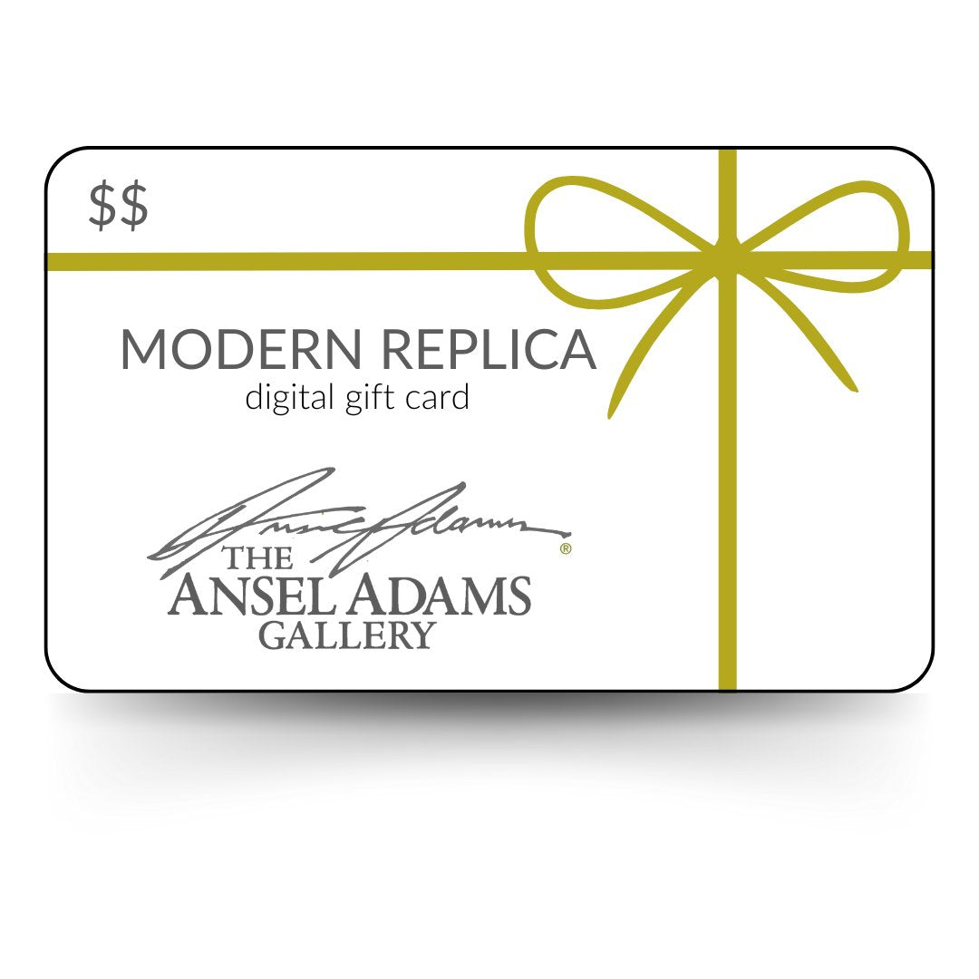 Modern Replica Gift Card - Photography Gift Cards – The Ansel Adams Gallery