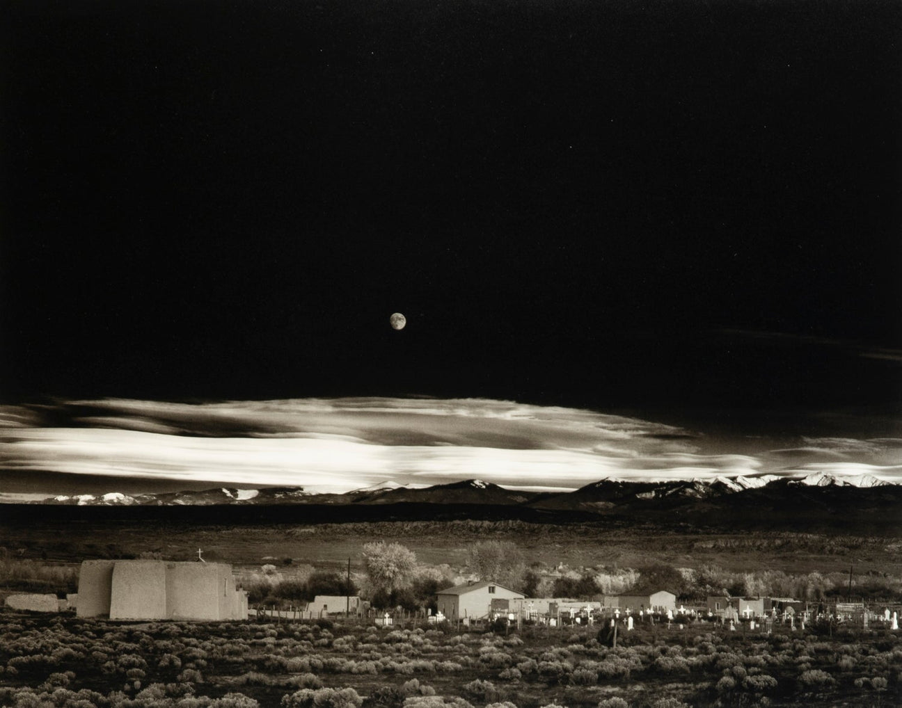 Moonrise, Hernandez, Signed Deluxe Poster – The Ansel Adams Gallery