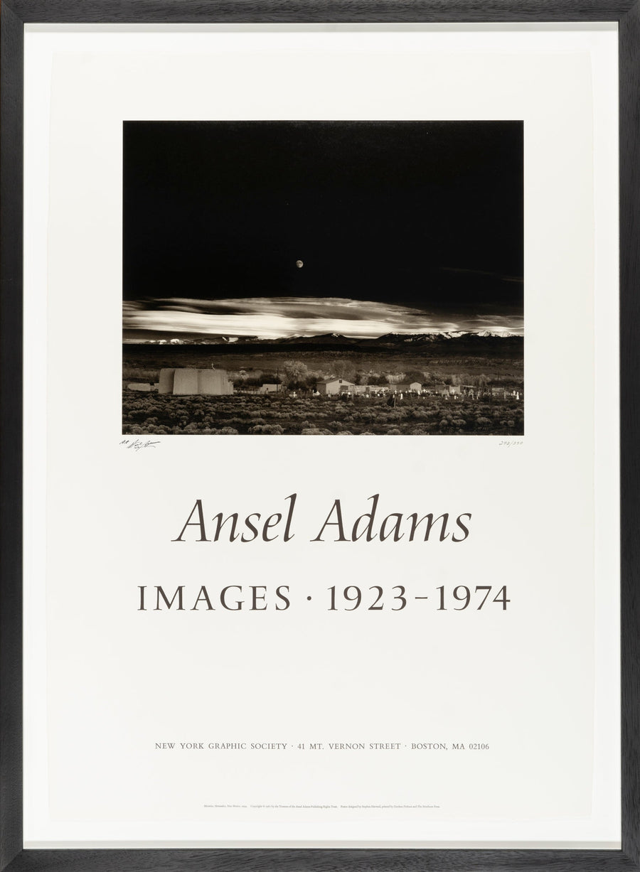 Moonrise, Hernandez, Signed Deluxe Poster – The Ansel Adams Gallery