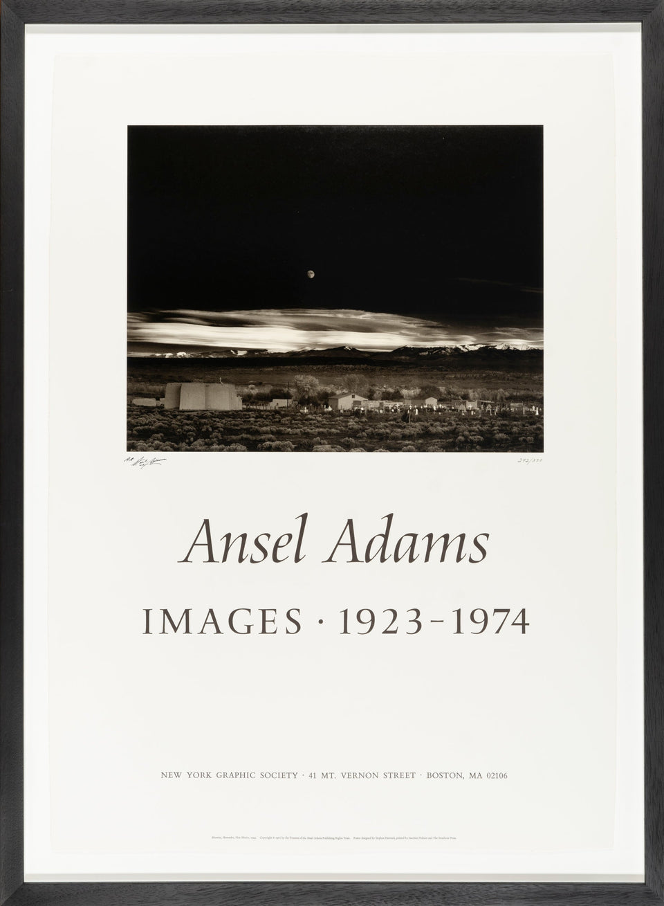 Deluxe Posters, Signed and Numbered by Ansel Adams – The Ansel Adams ...