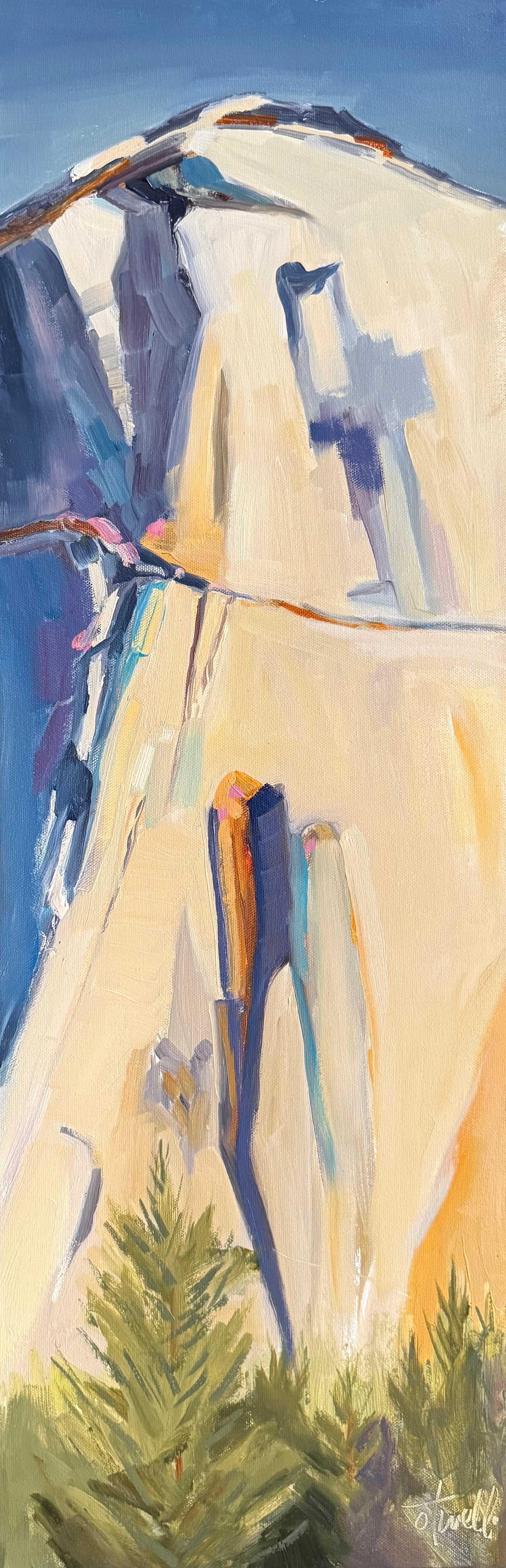 The Nose, El Cap, Original painting by Penny Otwell – The Ansel Adams ...