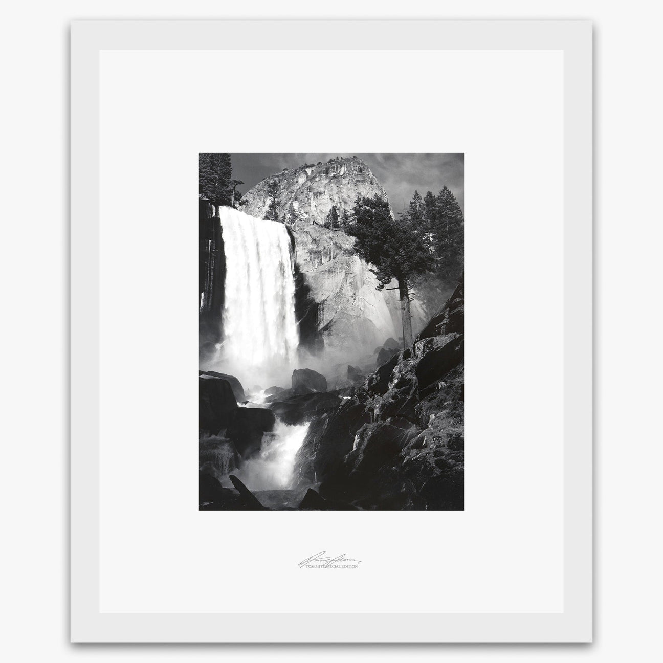 Shop Vernal Fall Ansel Adams Photograph by Ansel Adams – The Ansel ...
