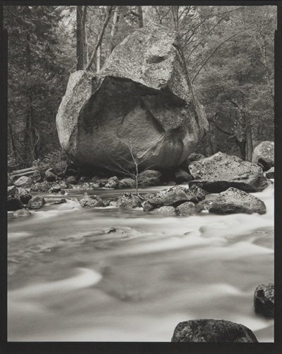 Large Rock, Merced River, 2003 by Vaughn Hutchins – The Ansel Adams Gallery